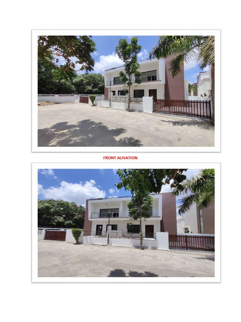 Real Pinture of Twin Duplex Villas Sample House | PDF