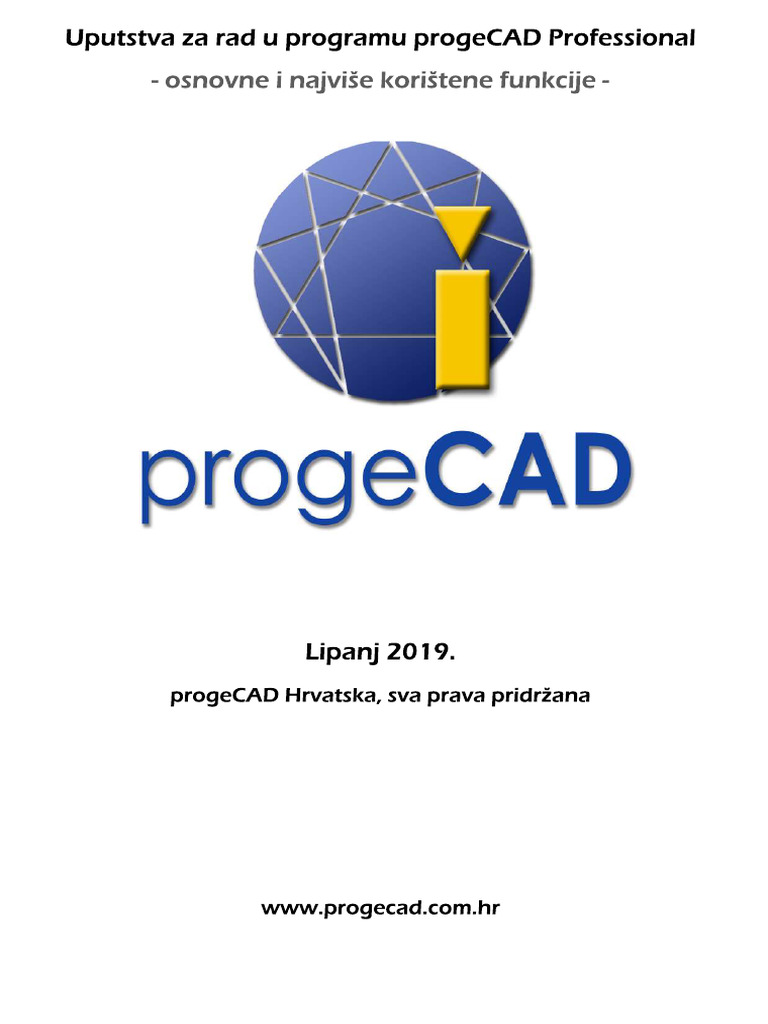 progeCAD_Professional_prirucnik_na_hrvatskom_jeziku_v2019-v2(1) | PDF | Autodesk | Private Law