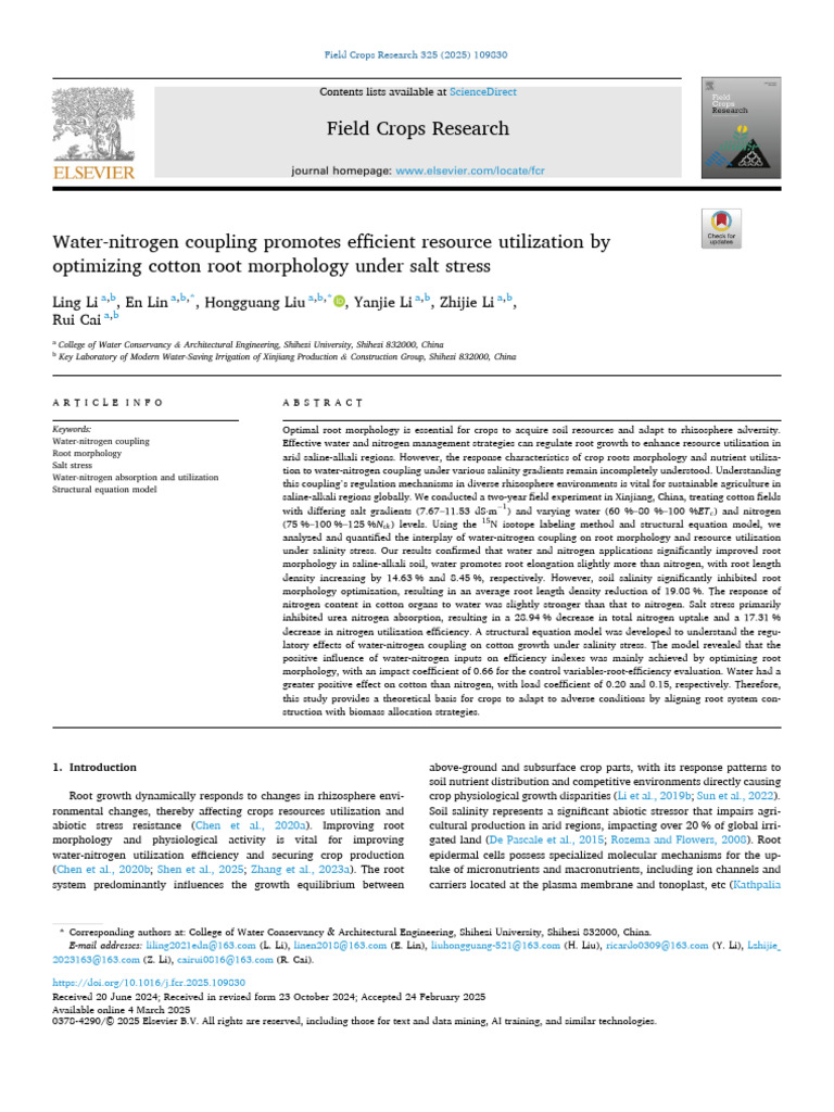 Water-nitrogen-coupling-promotes-efficient-resource-utilizat_2025_Field ...