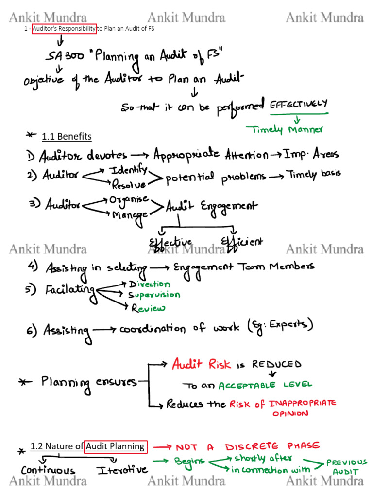Chapter 2 - Audit Strategy, Audit Planning and Audit Program | PDF