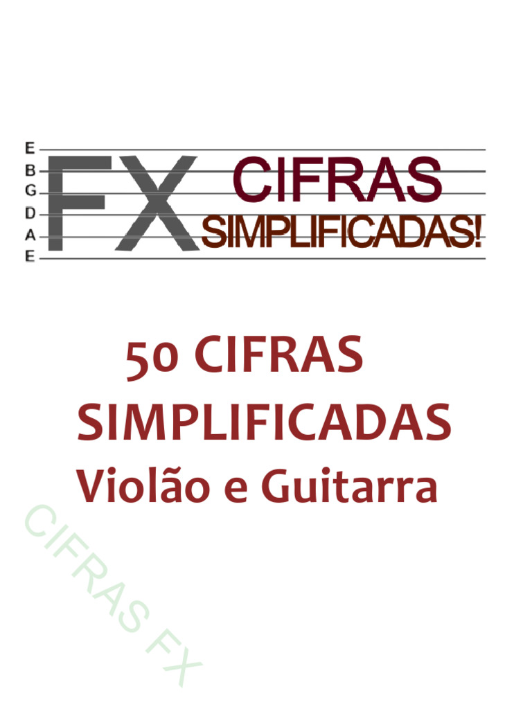 50 Cifras Simplificadas para Violão | PDF | Amor | Jesus