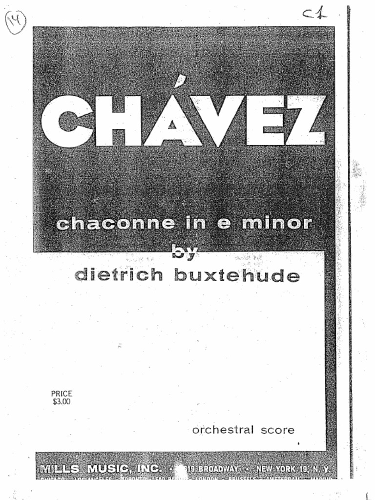 Chacona | PDF