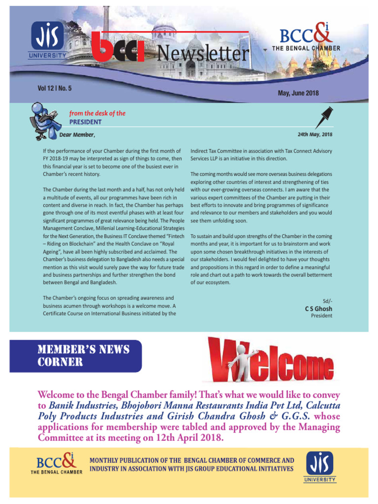 bcci-newsletter-may-june2018 | PDF | Human Resource Management | Bangladesh