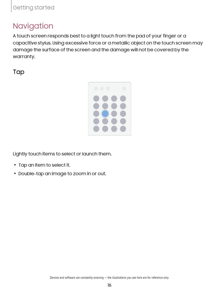 Touch Screen Navigation Guide | PDF | Touchscreen | Software