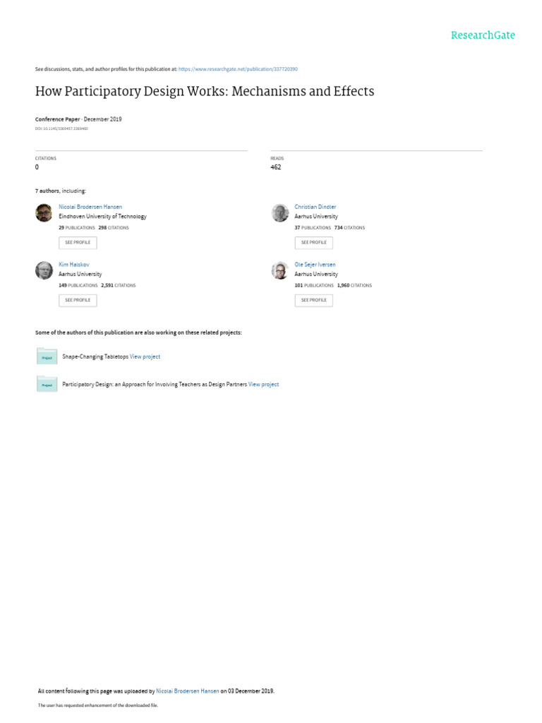 How PD works - Brodersen + dindler Mechanisms_and_Effects2-1 | PDF ...