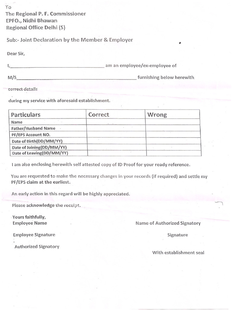 Name DOB DOL Letter | PDF