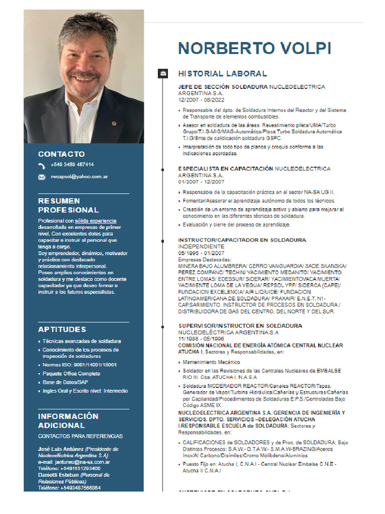 Curriculum Actualizado | PDF