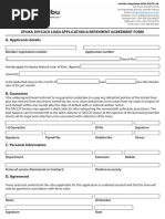 Psal Loan Application Form | PDF | Loans | Financial Services