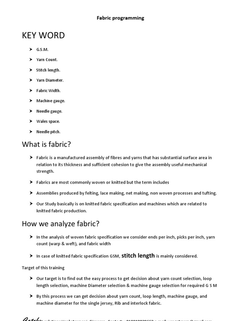 Knitting Calculation W Pdf Knitting Gauge Knitting