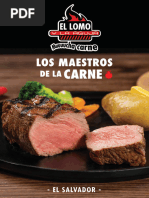 Menu Lomo y La Aguja San Salvador | PDF | Platos con carne | Alimentos