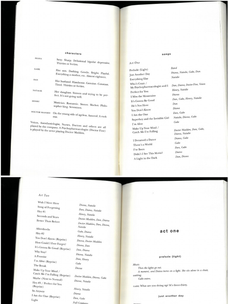 Next+to+Normal+Script | PDF