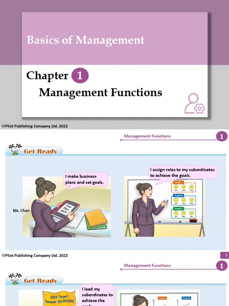 Ch.1 Managment Functions | PDF | Leadership | Organizational Structure