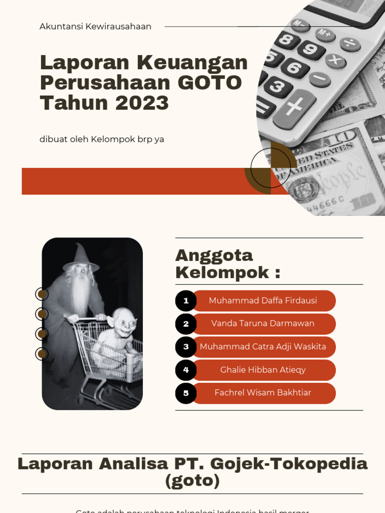 Laporan Keuangan Goto - Kelompok 4 | PDF