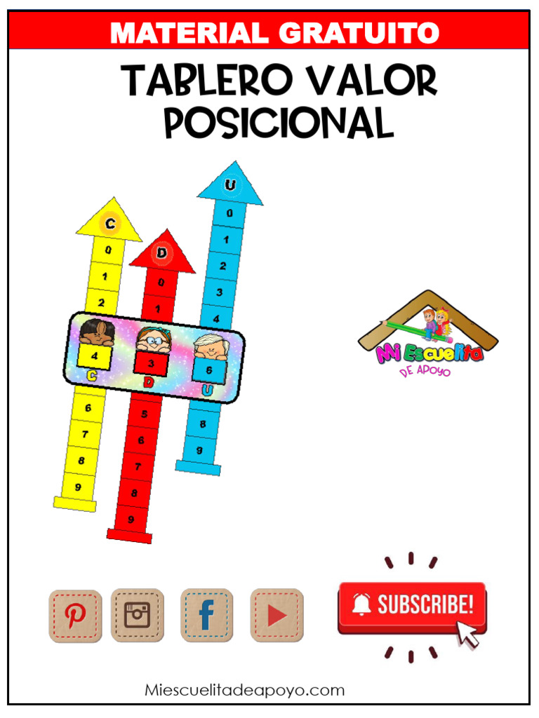 Tablero de Valor Posicional en Apoyo | PDF