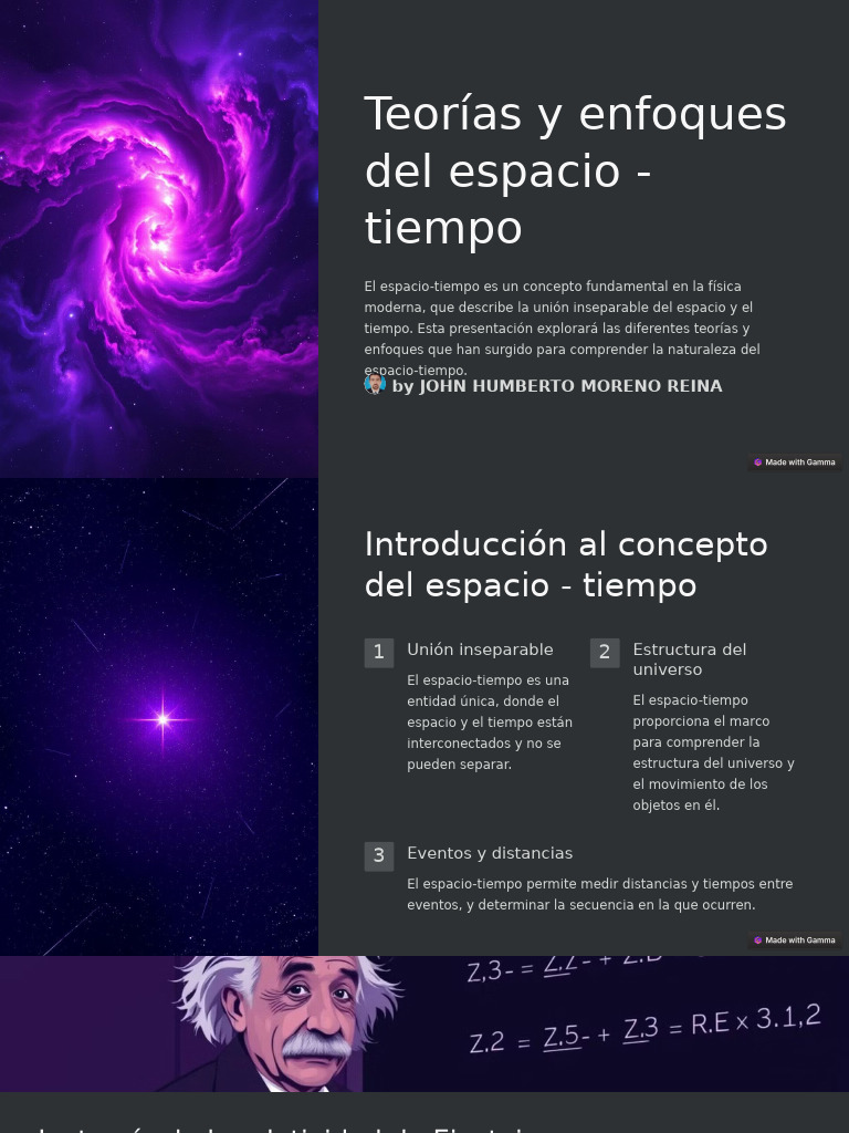 Teorias y Enfoques Del Espacio Tiempo | PDF | Tiempo espacial | Espacio