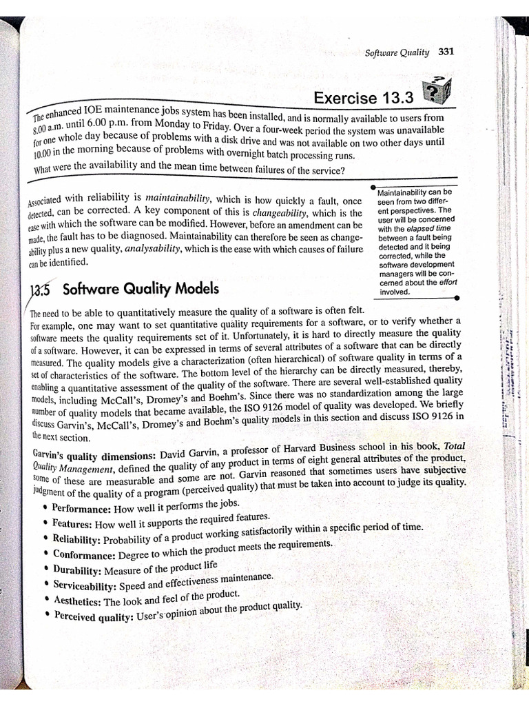 5th Module - Software Quality Models | PDF