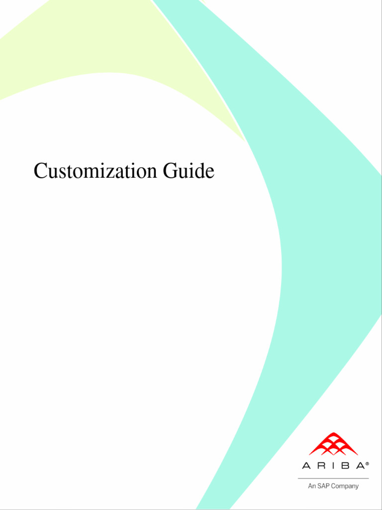 Ariba Buyer Customization Guide 9r2 | PDF | Metadata | Xml
