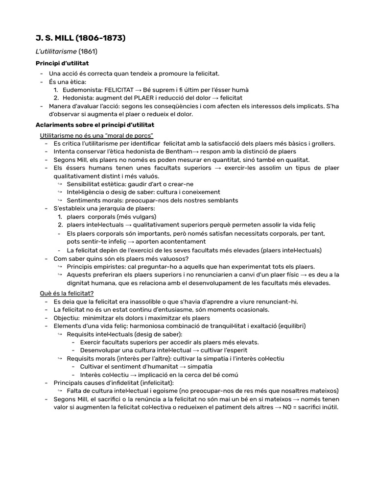 J. S. Mill | PDF