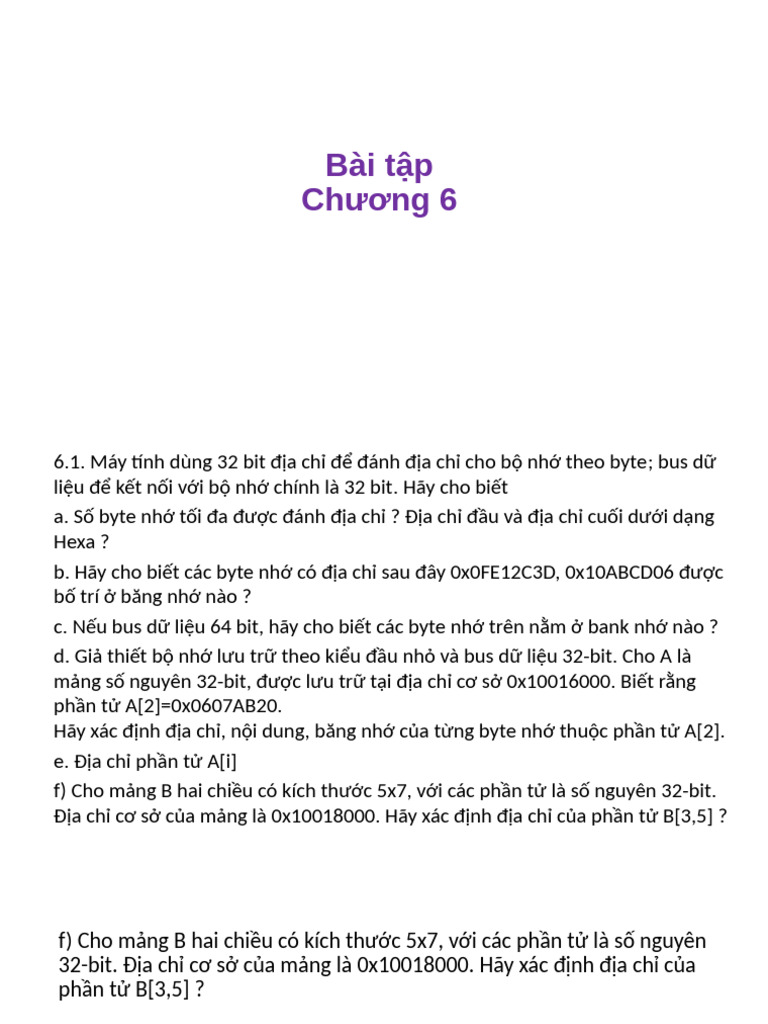 De Baitap CH 6 | PDF