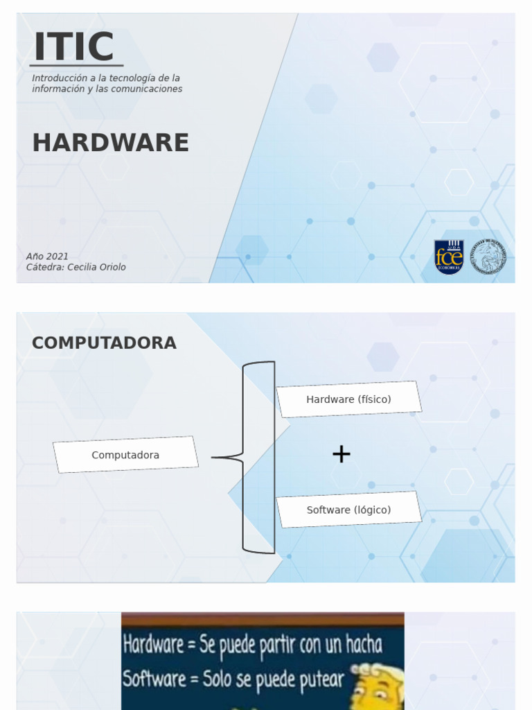 4 - Hardware - v2 | PDF | Unidad Central de procesamiento | Hardware de la computadora