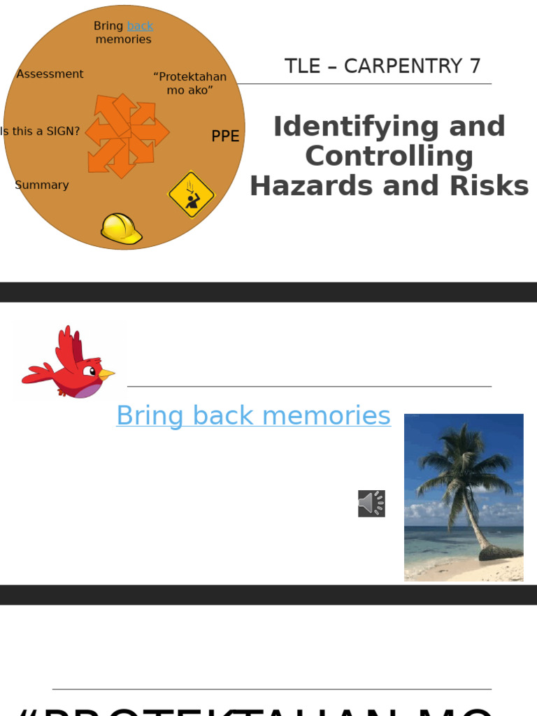 Carpentry - Identifying and Controlling Hazards and Risks | PDF ...