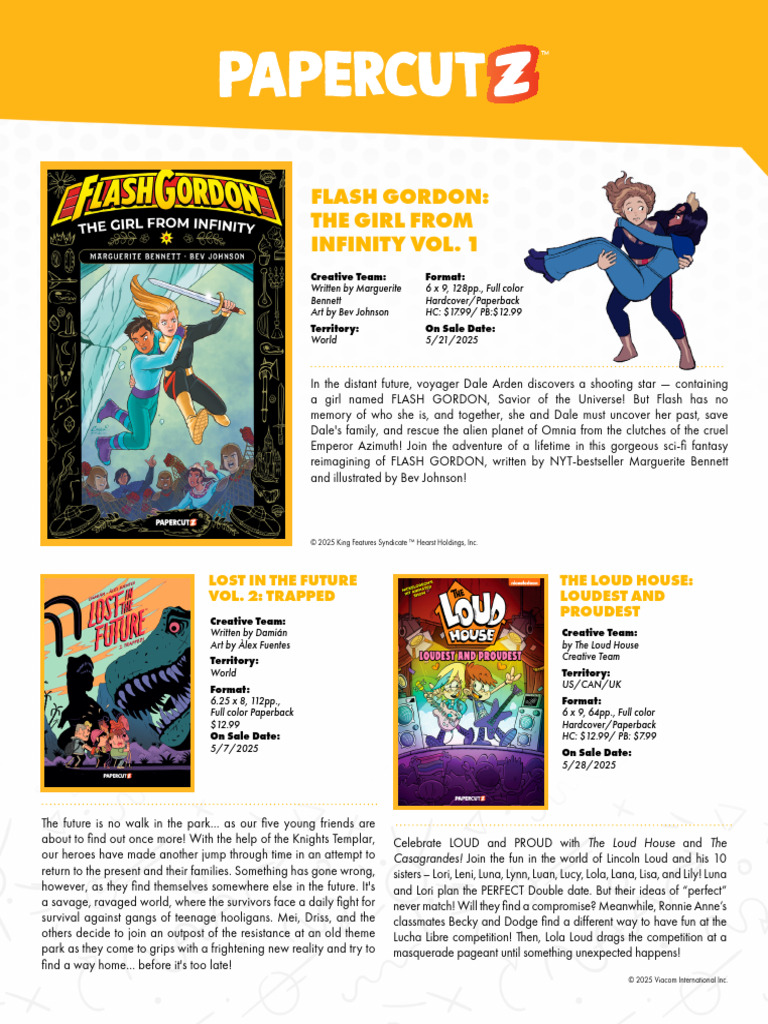 Papercutz Catalog March 2025 | PDF | Television Series Created