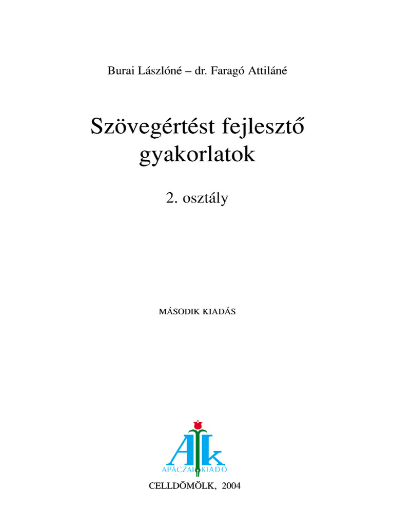 Szövegértést Fejlesztõ Gyakorlatok - PDF Ingyenes Letöltés | PDF