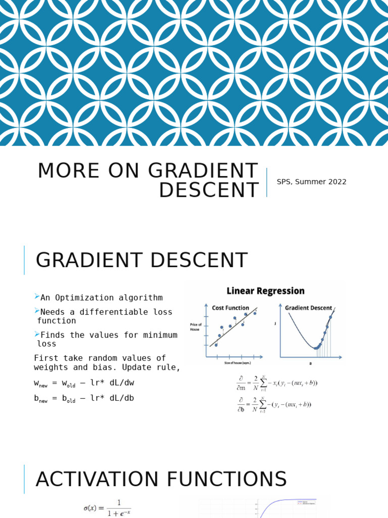 More On Gradient Descent | PDF | Computational Science | Artificial Intelligence
