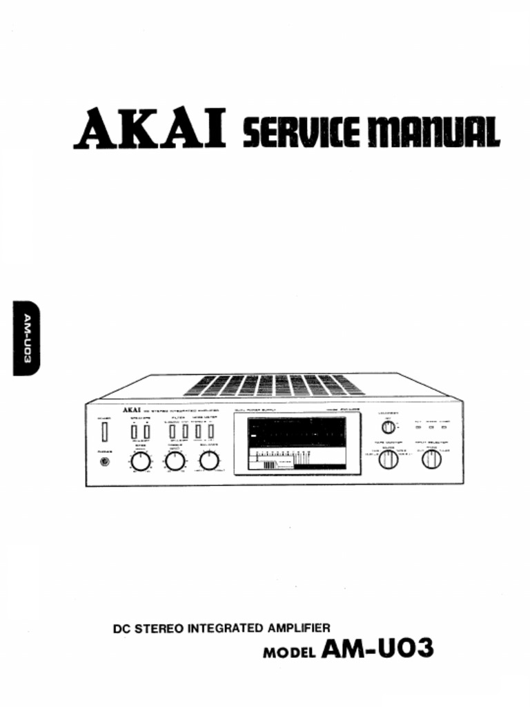 Akai Am-U03 | PDF