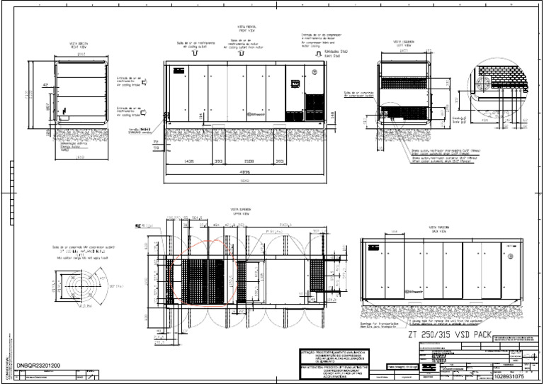 BRD ZT 250-315 P VSD - Desenho Dimensional - 1028931075 | PDF | Gas ...