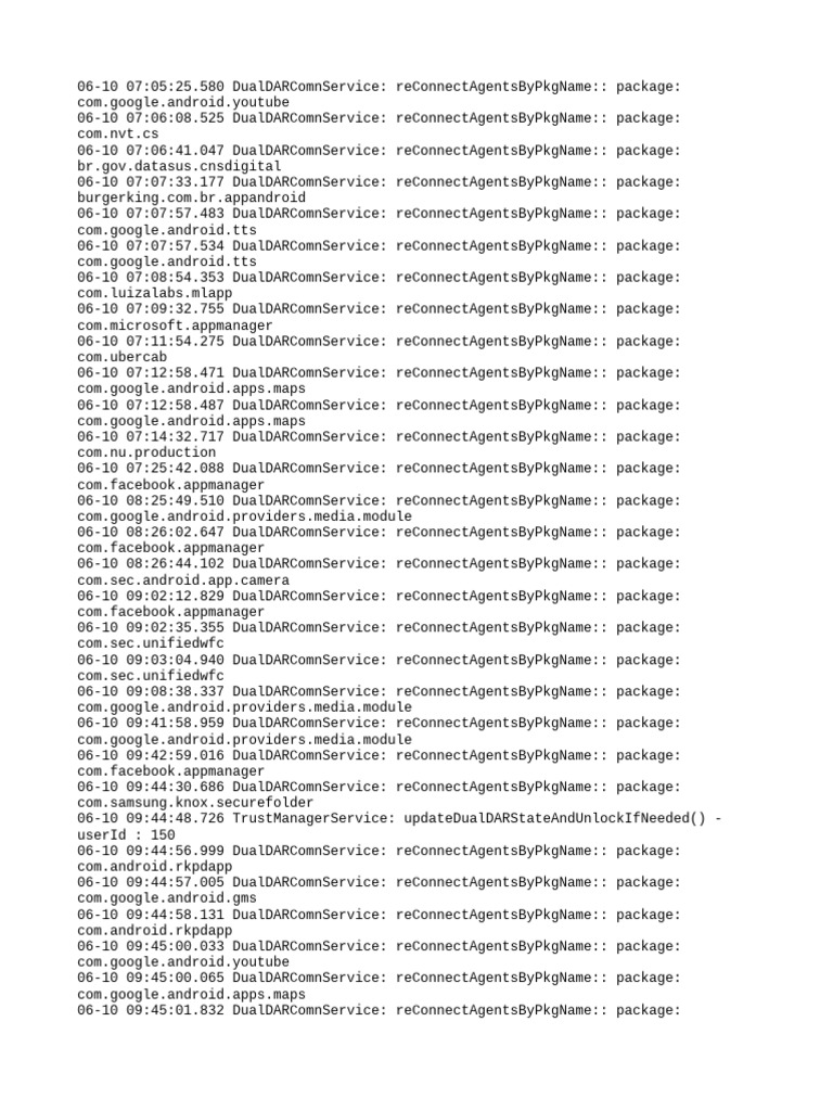 Ddar FW Log | PDF | Mobile Computers