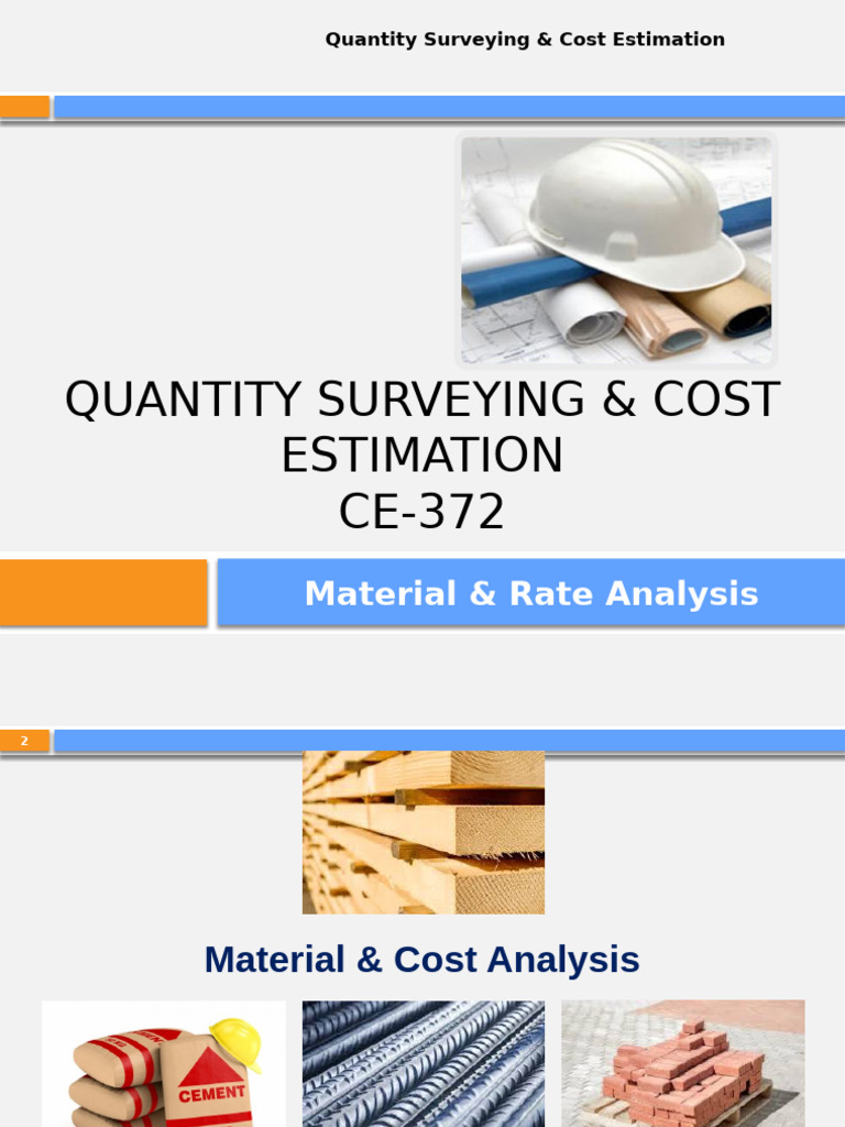 Lec 5 Material Analysis | PDF | Cement | Mortar (Masonry)