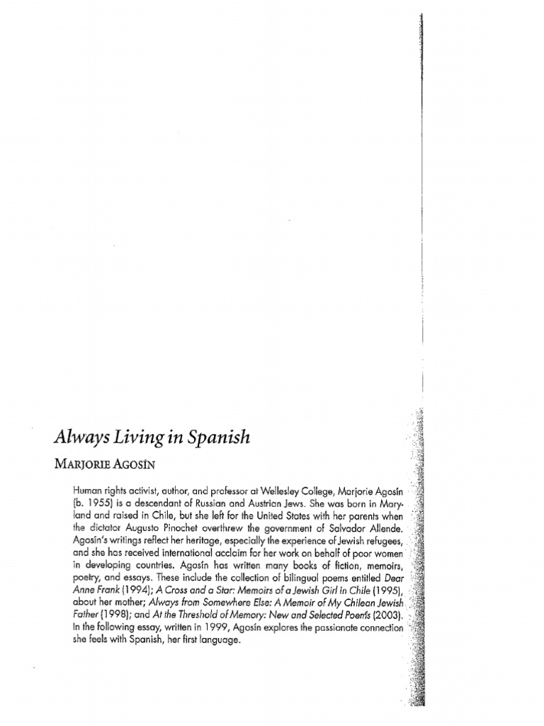 Always Living in Spanish | PDF