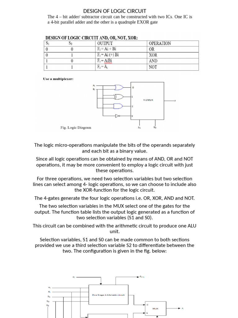 Eee2521 Design of A Lgic Circuit March 2025-1 | PDF | Logic Gate ...