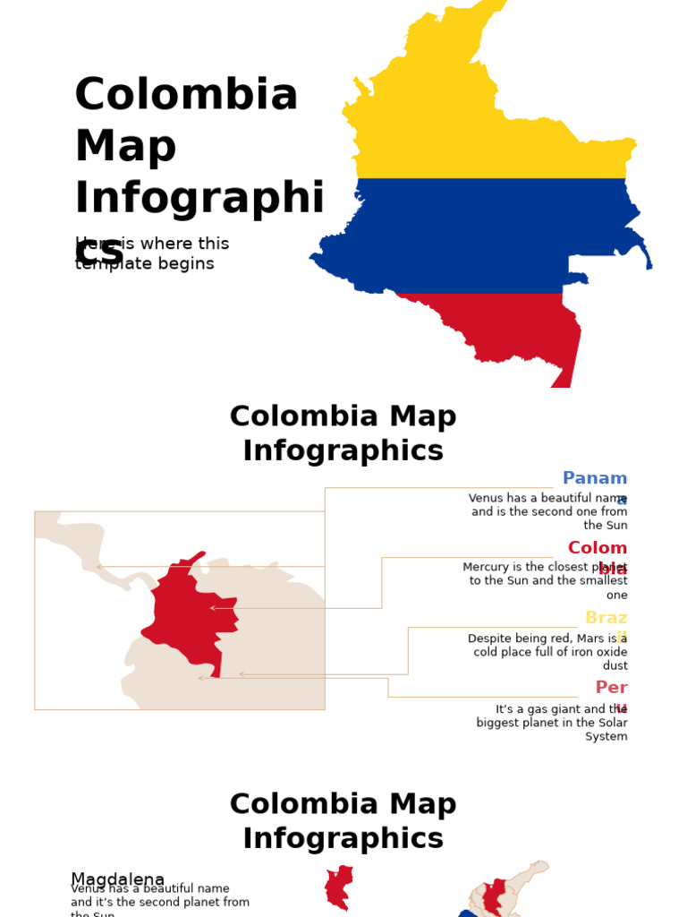 Colombia Map Infographics by Slidesgo | PDF | Planets | Solar System