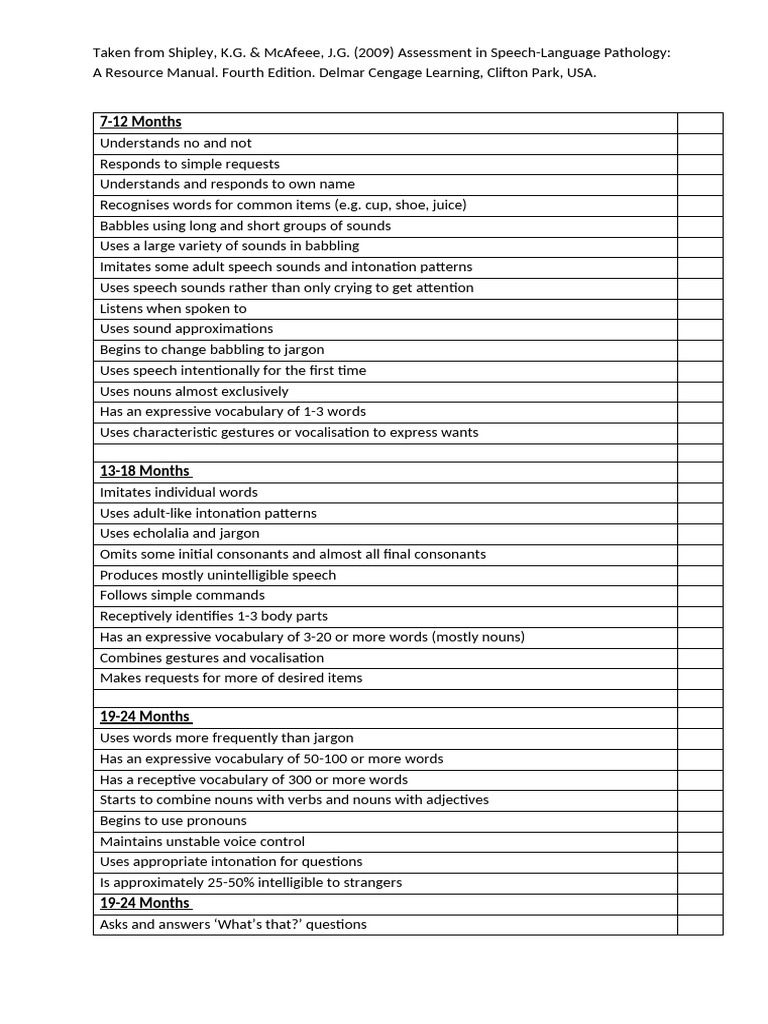 Norms Sheet (Shipley & McAfely | PDF | Word | Speech