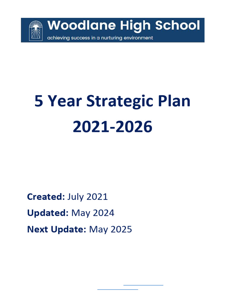 5 Year Strategic Plan 2021 2026 Update May 2024a.329217091 | PDF ...