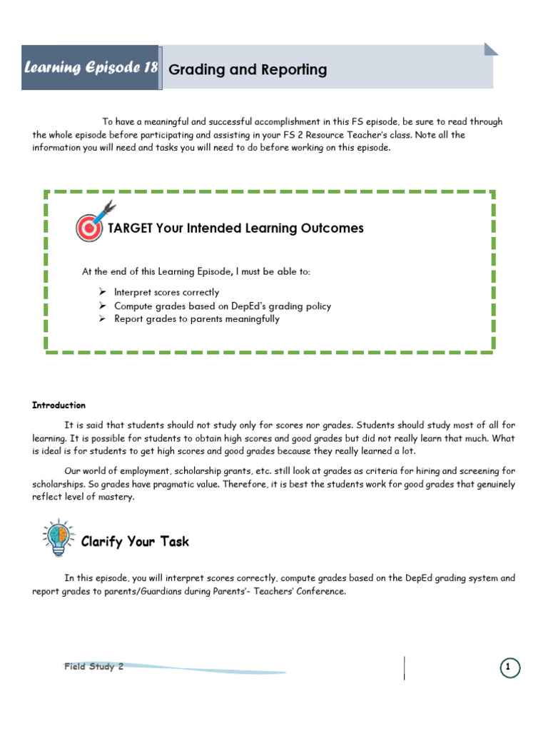 Grading and Reporting in Education | PDF | Behavior Modification | Cognition