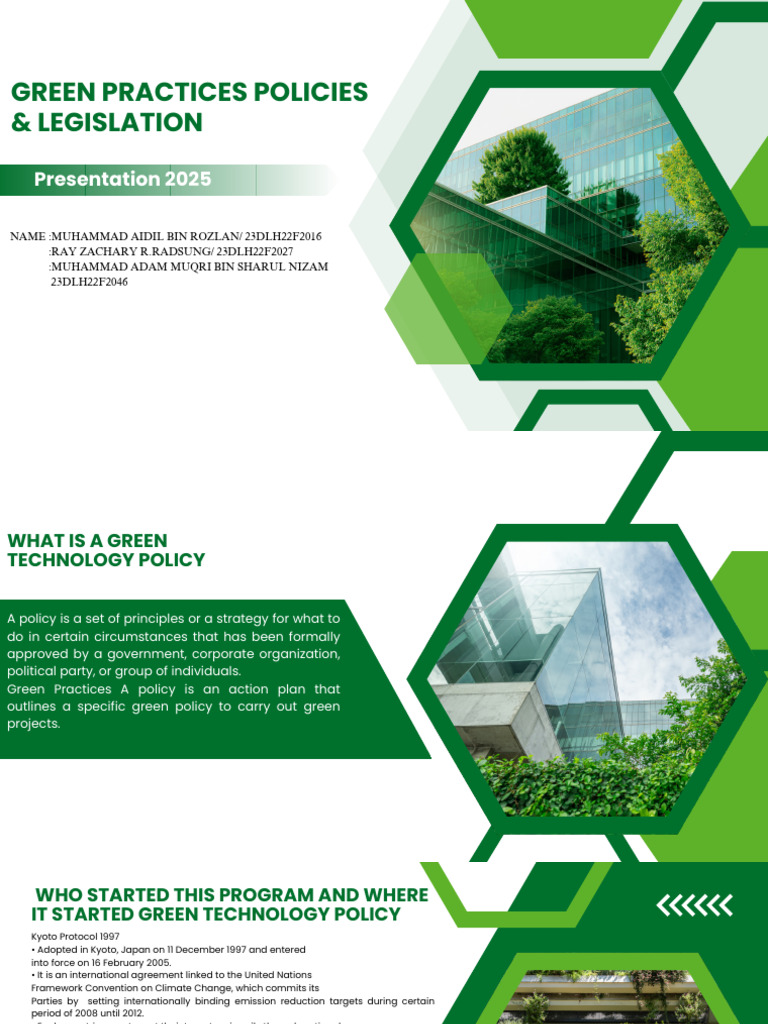 Green and White Modern Sustainable Business Winning With Green ...