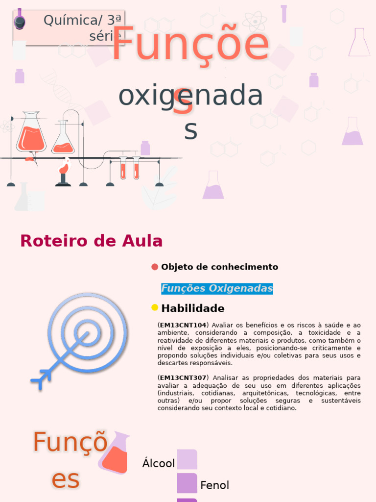 Funções Oxigenadas na Química Orgânica | PDF | Aldeído | Éster