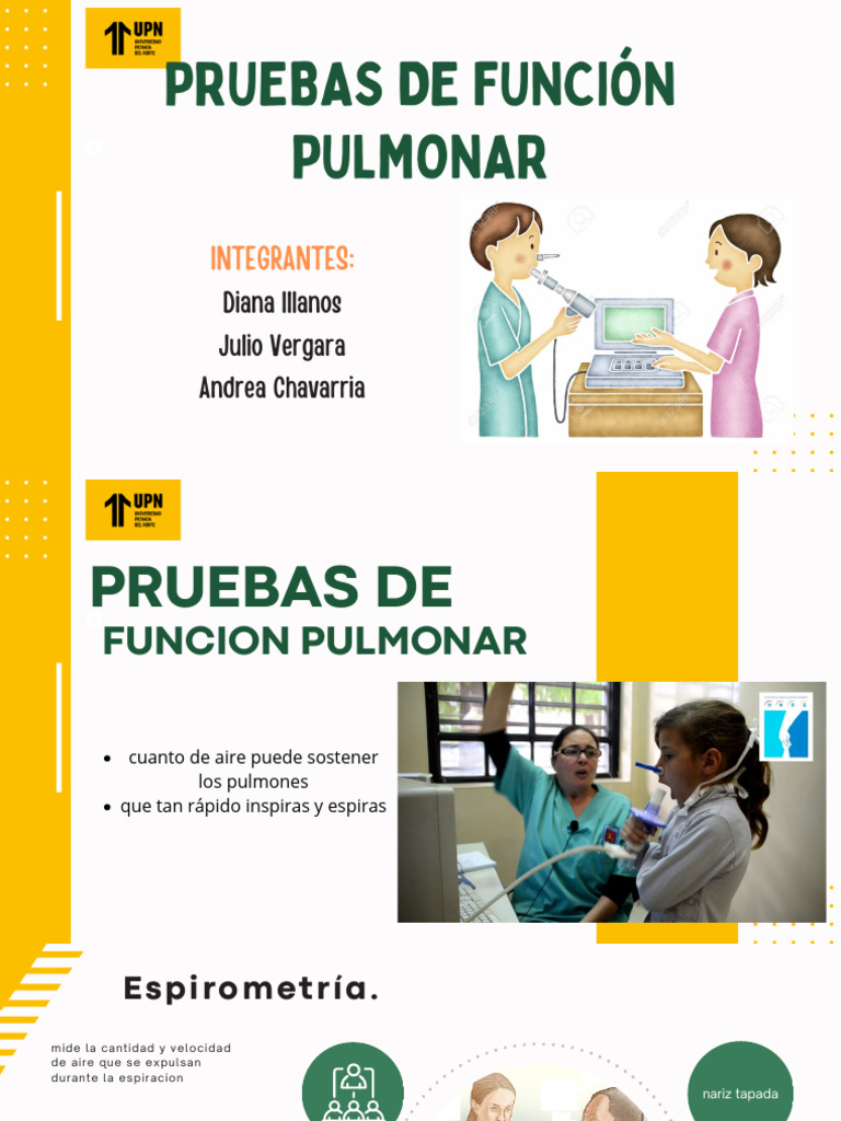 Pruebas de Funcion Pulmonar | PDF | Respiración | Medicina CLINICA