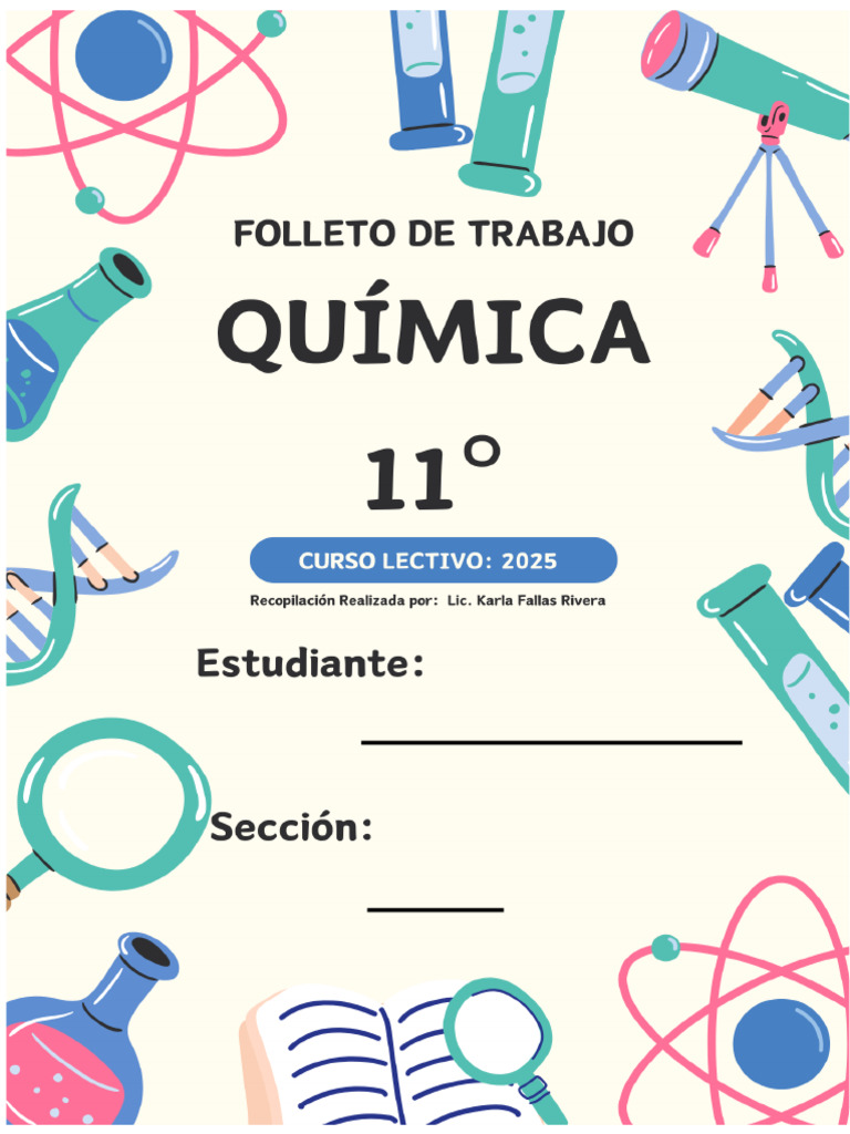 Folleto Química 11° | PDF | Solubilidad | Coloide