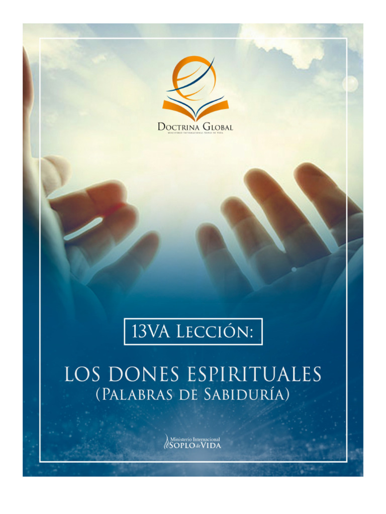Clase 13 Dones Espirituales | PDF | Cristo (título) | Don espiritual