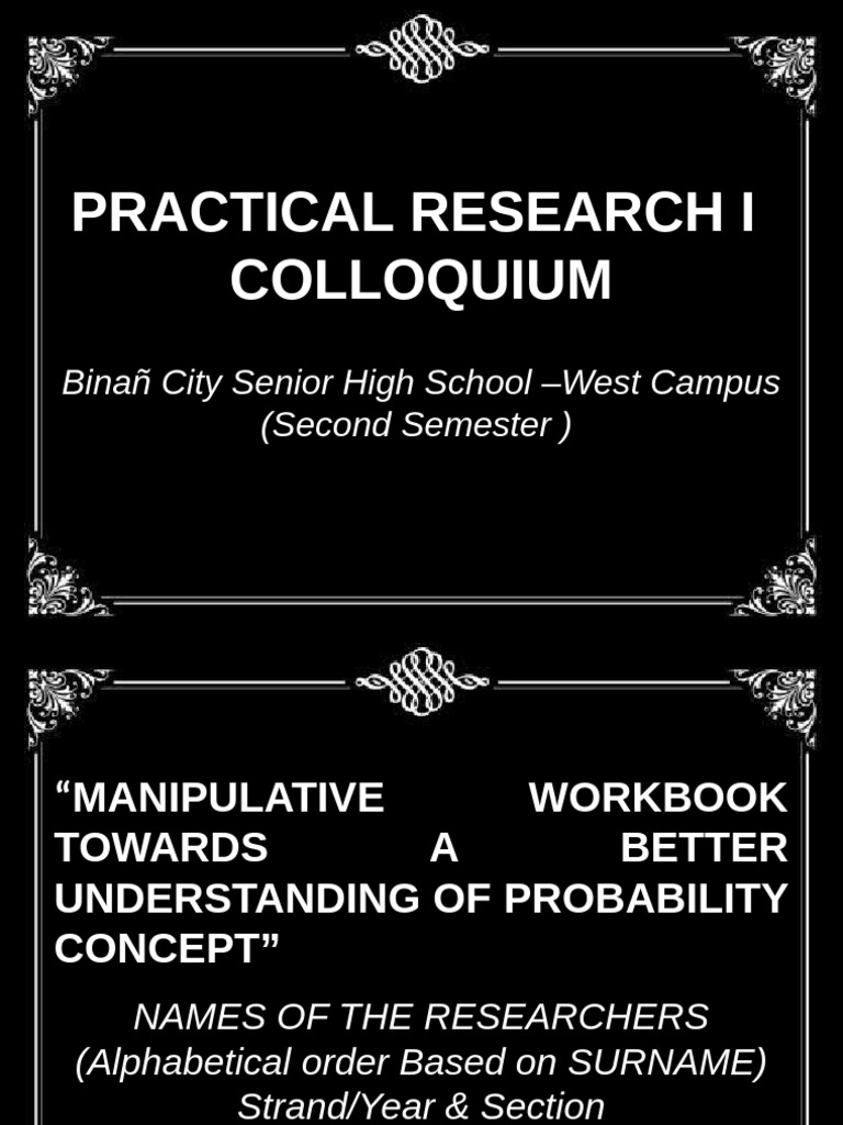 Sampleppt Colloquium | PDF