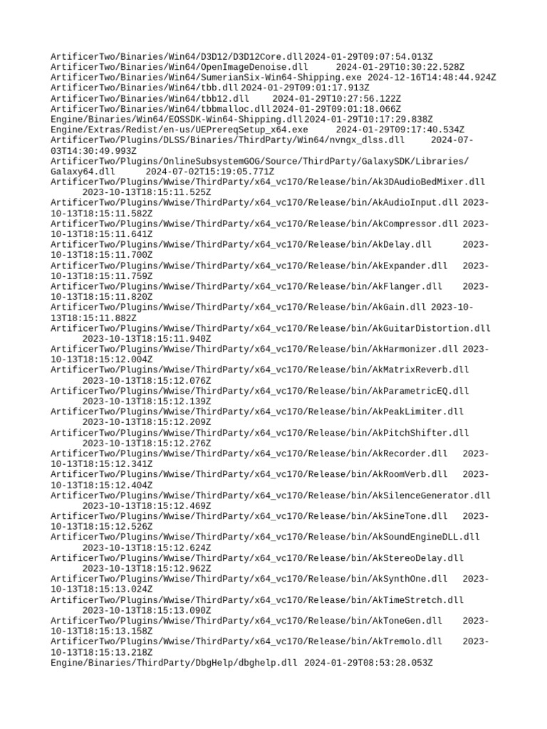 Manifest NonUFSFiles Win64 | PDF | Software Engineering | Computer File