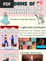 Content vs. Structure in Oral Interpretation | PDF | Idea | Cognitive ...