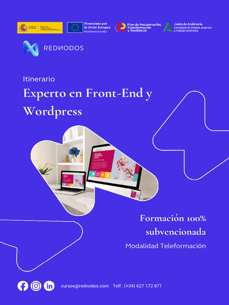 Boletín Itinerario Experto en Front-End y Wordpress | PDF