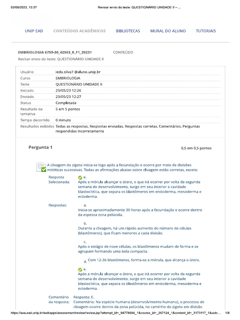 Questionario II | PDF