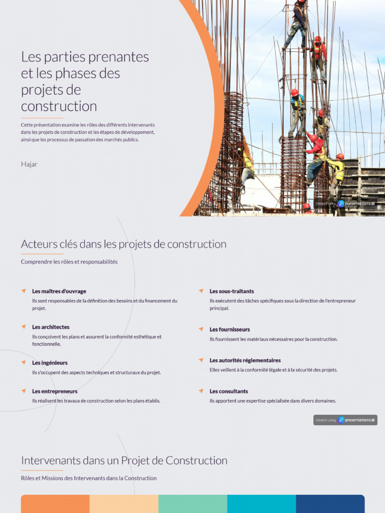 Stakeholders and Phases in Construction Projects | PDF