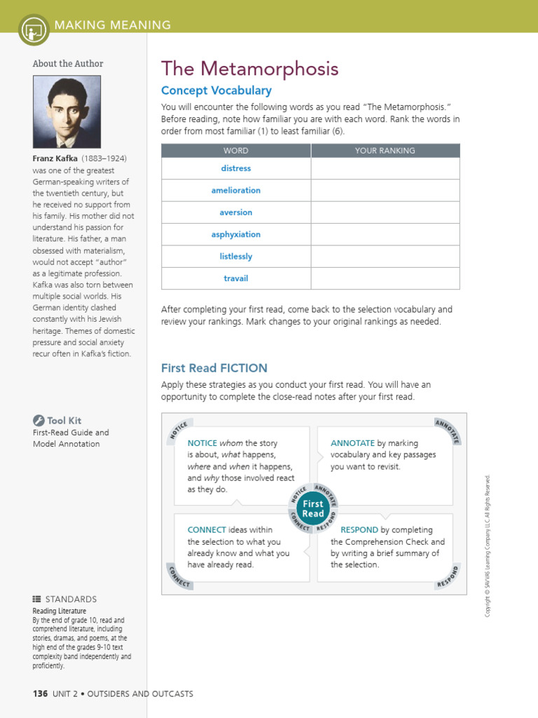 The Metamorphosis (PDF) (1) | PDF | The Metamorphosis